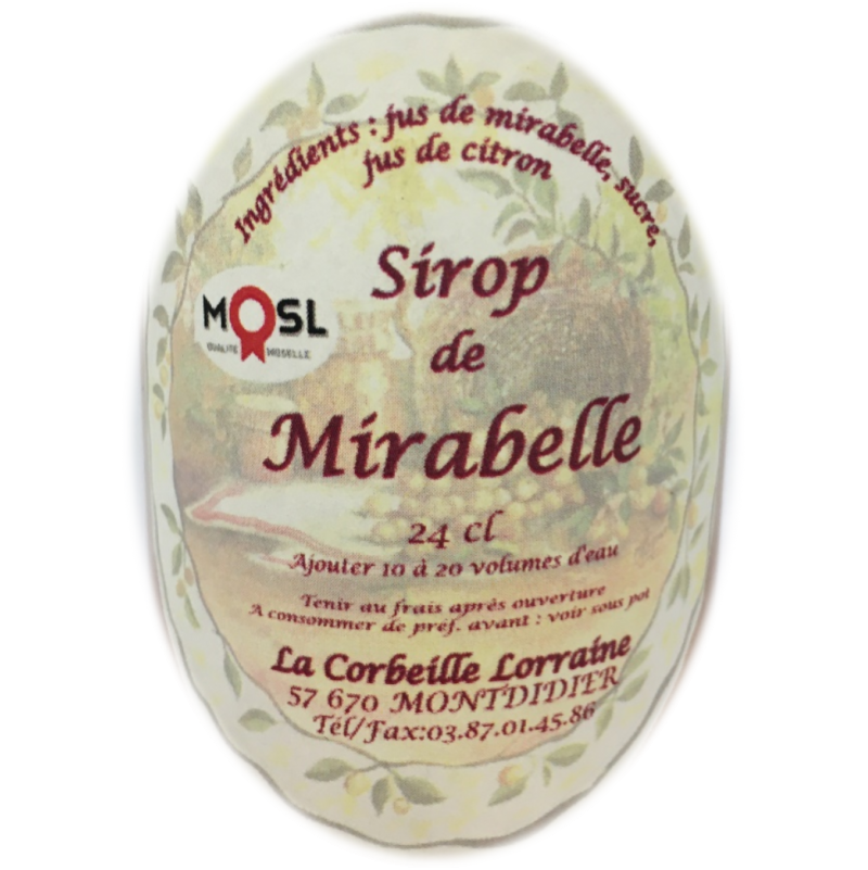 Sirop de Mirabelle Artisanal à 10,95